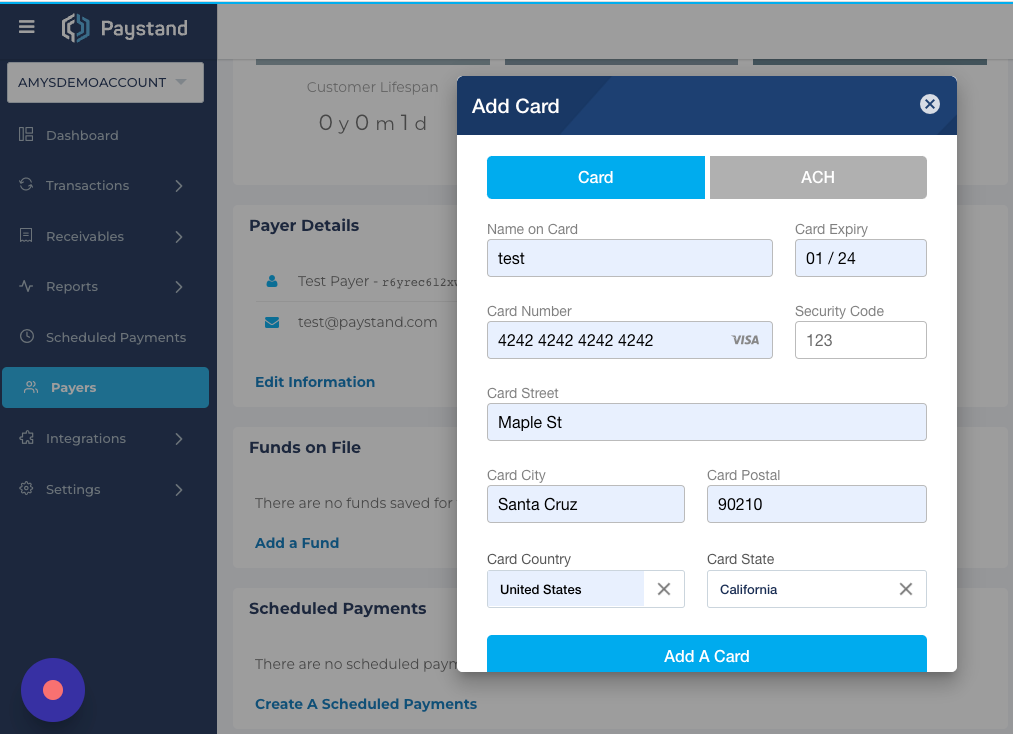 How to add a token to a Payer – Paystand Help Center