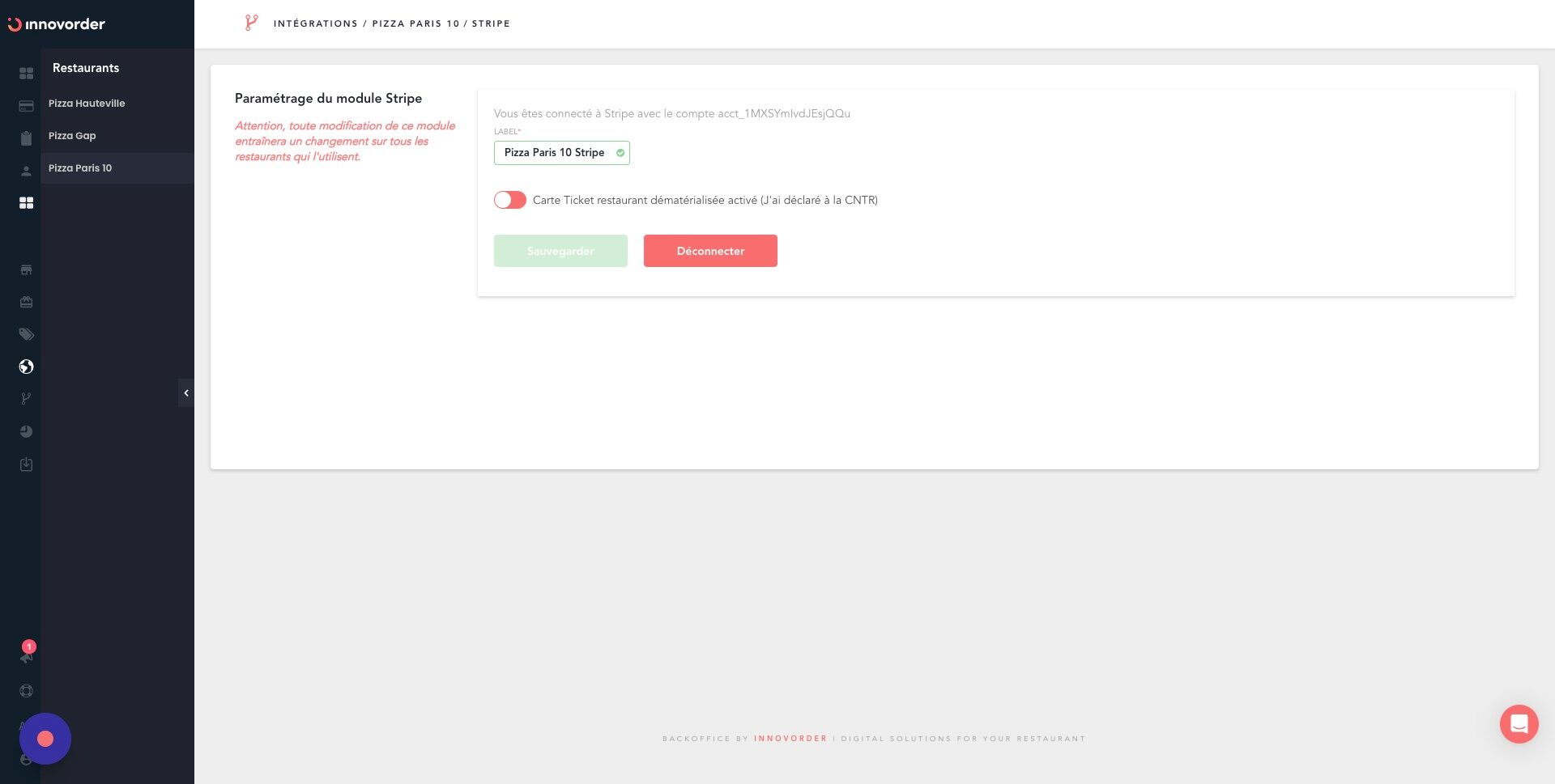 Le paiement en ligne par Stripe – Innovorder