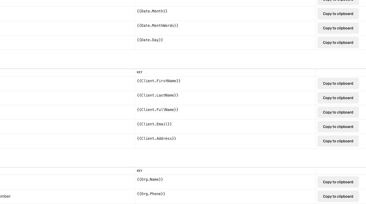 How to configure a document template - Billetterie