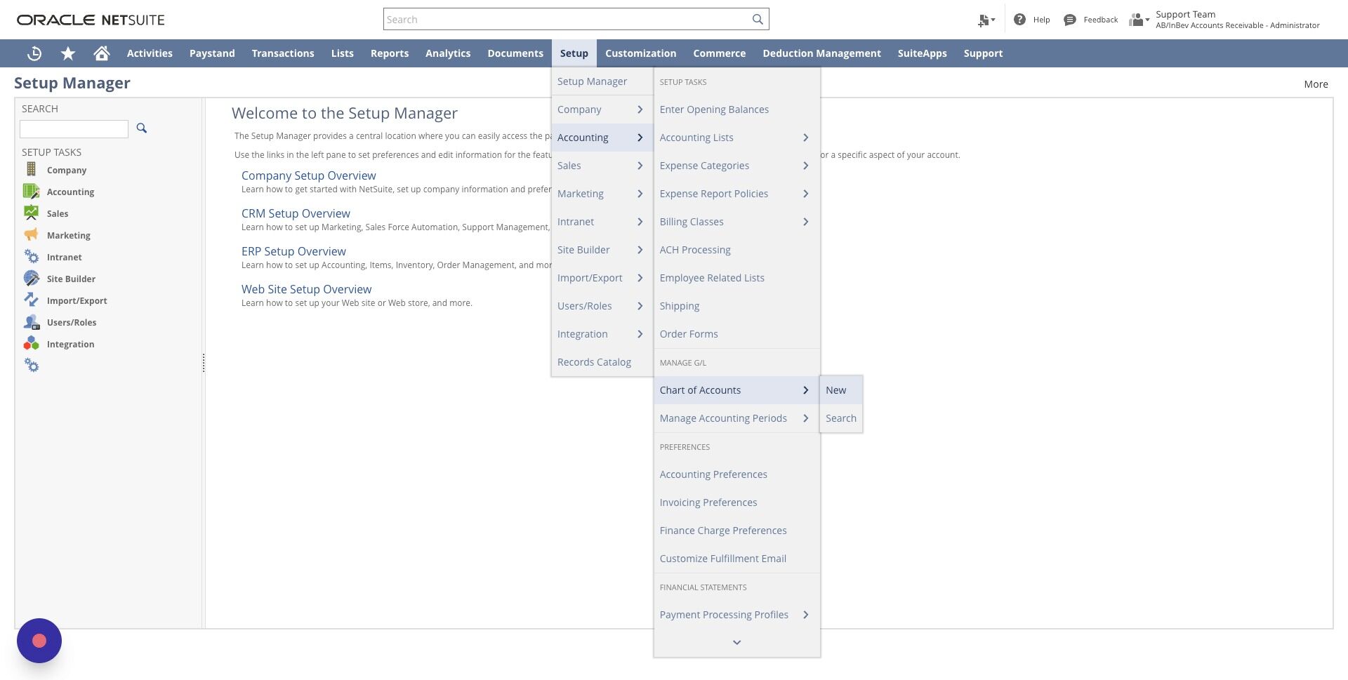 Changes for GL accounts in Netsuite – Paystand Help Center