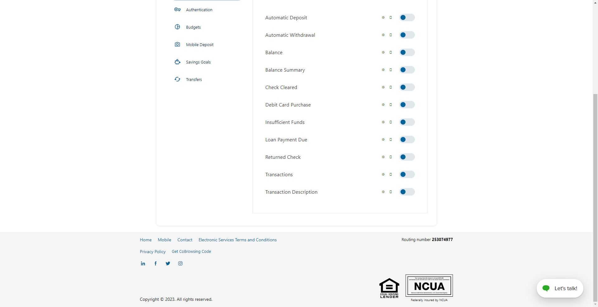 How to Set Up Transaction Alerts in Online Banking - Carolinas Telco ...