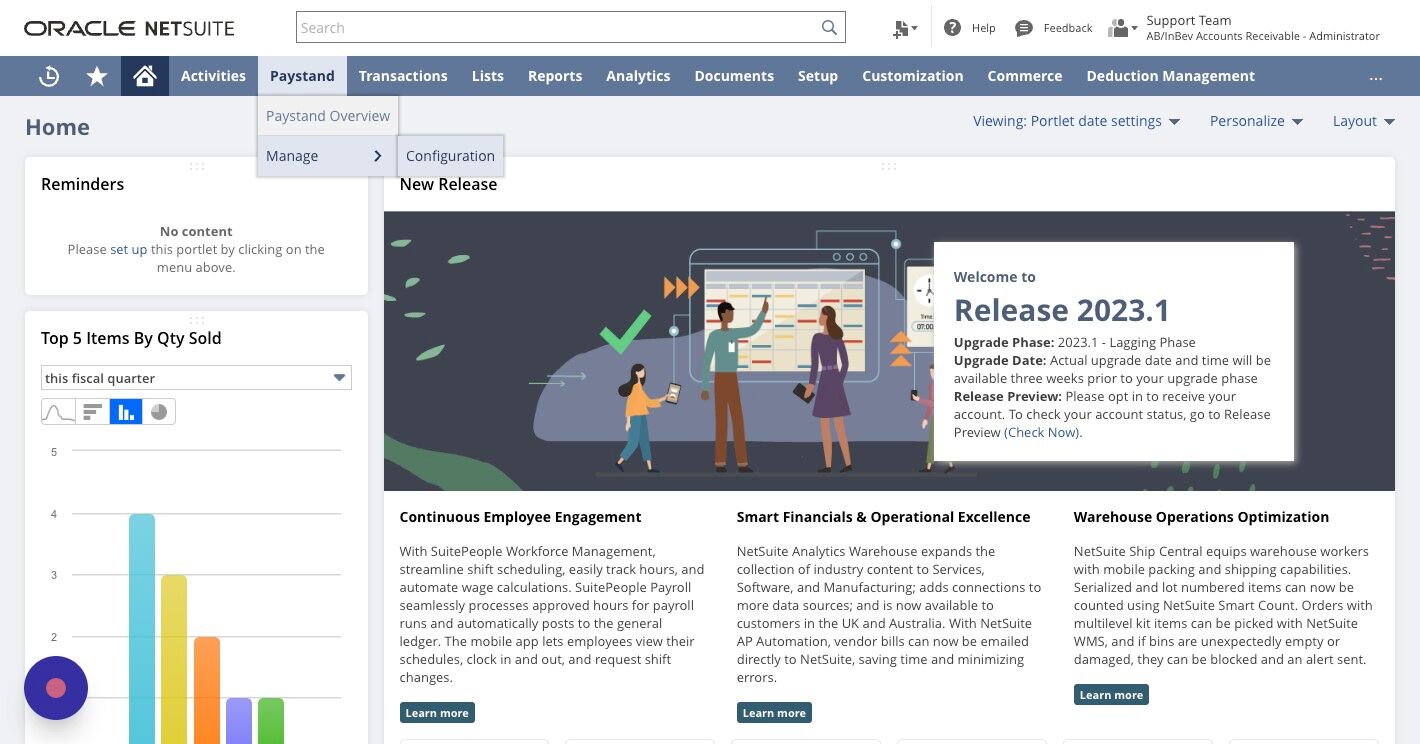 Changes for GL accounts in Netsuite – Paystand Help Center