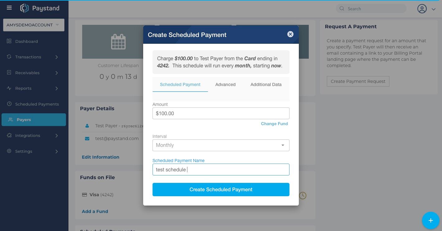 How to create Schedule Payments? – Paystand Help Center