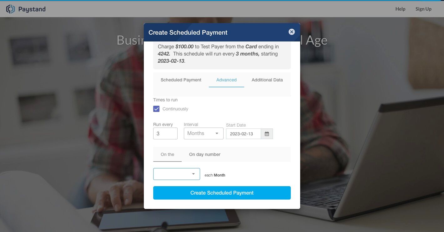 How to create Schedule Payments? – Paystand Help Center