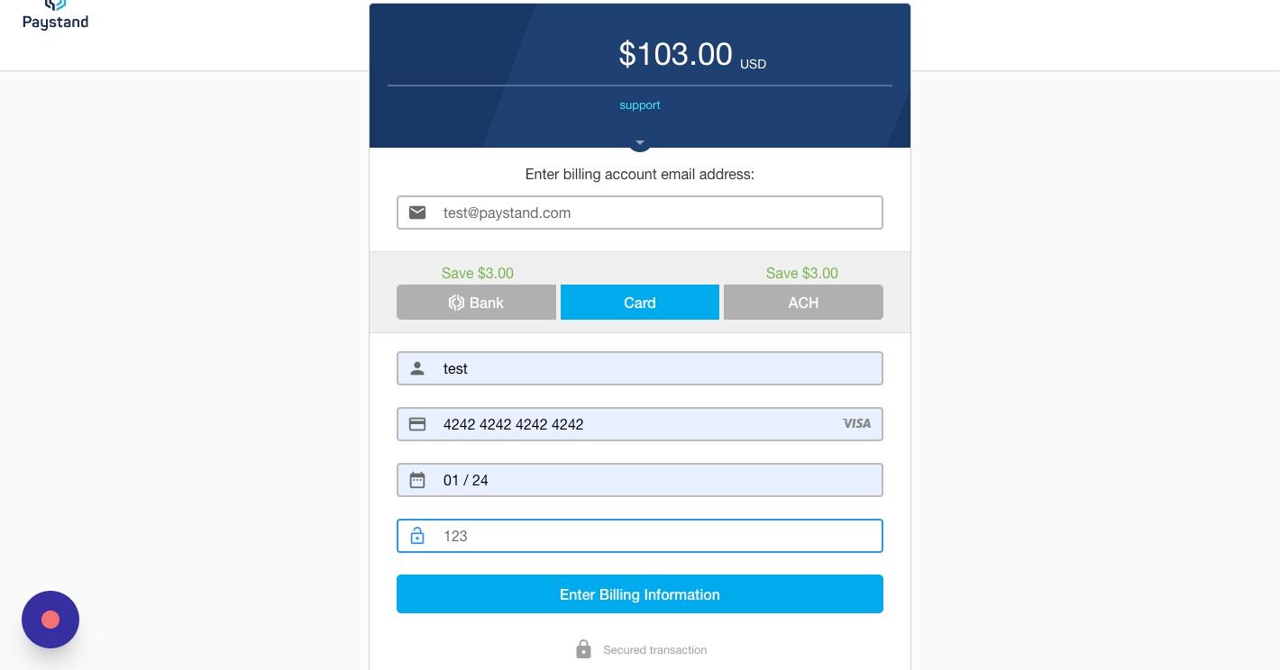 Making a Payment – Paystand Help Center