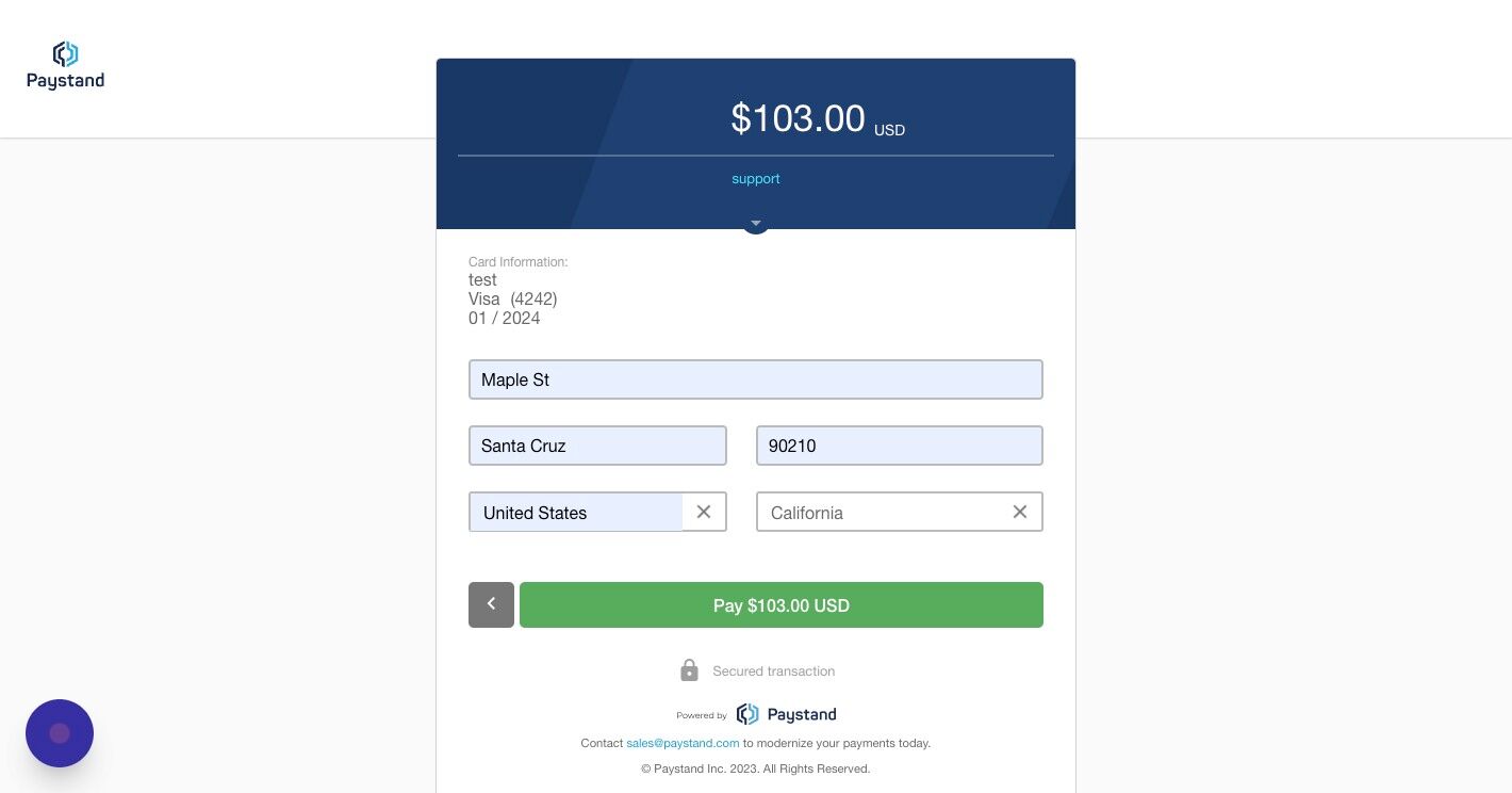 Making a Payment – Paystand Help Center