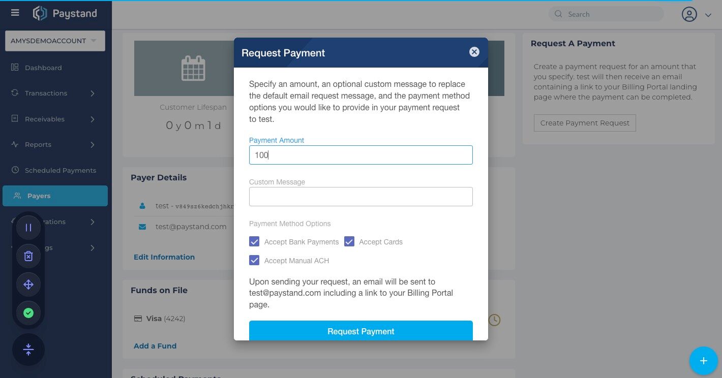 How to create Payment Request – Paystand Help Center