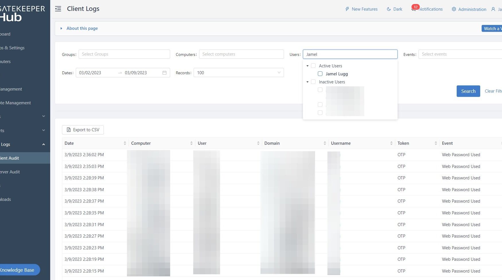 How to know if a user left their token behind. – GateKeeper
