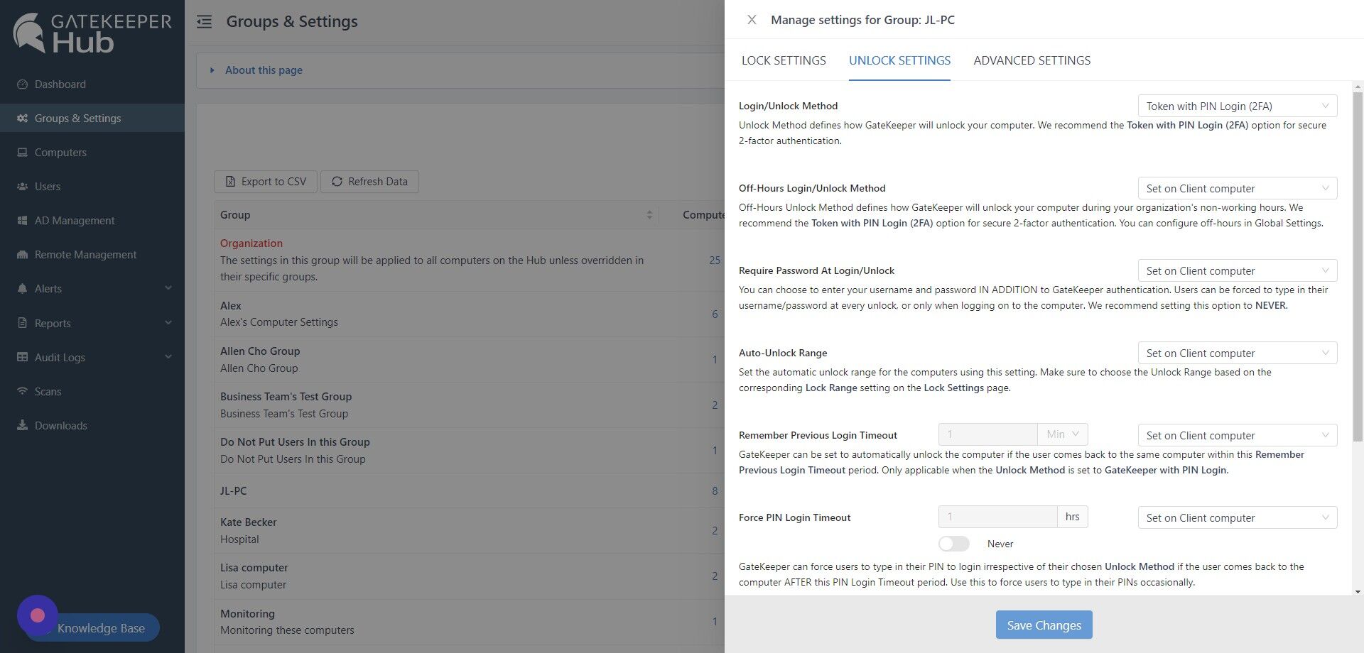 How to enable 2FA login – GateKeeper