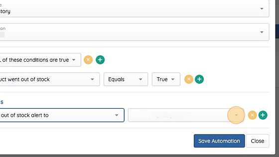 Creating Inventory Automation Alerts Planufac Erp Documentation