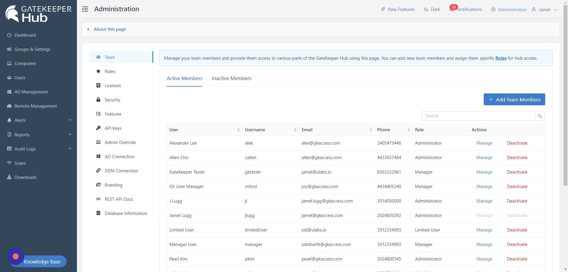 How to add a GateKeeper Hub Admin User. – GateKeeper