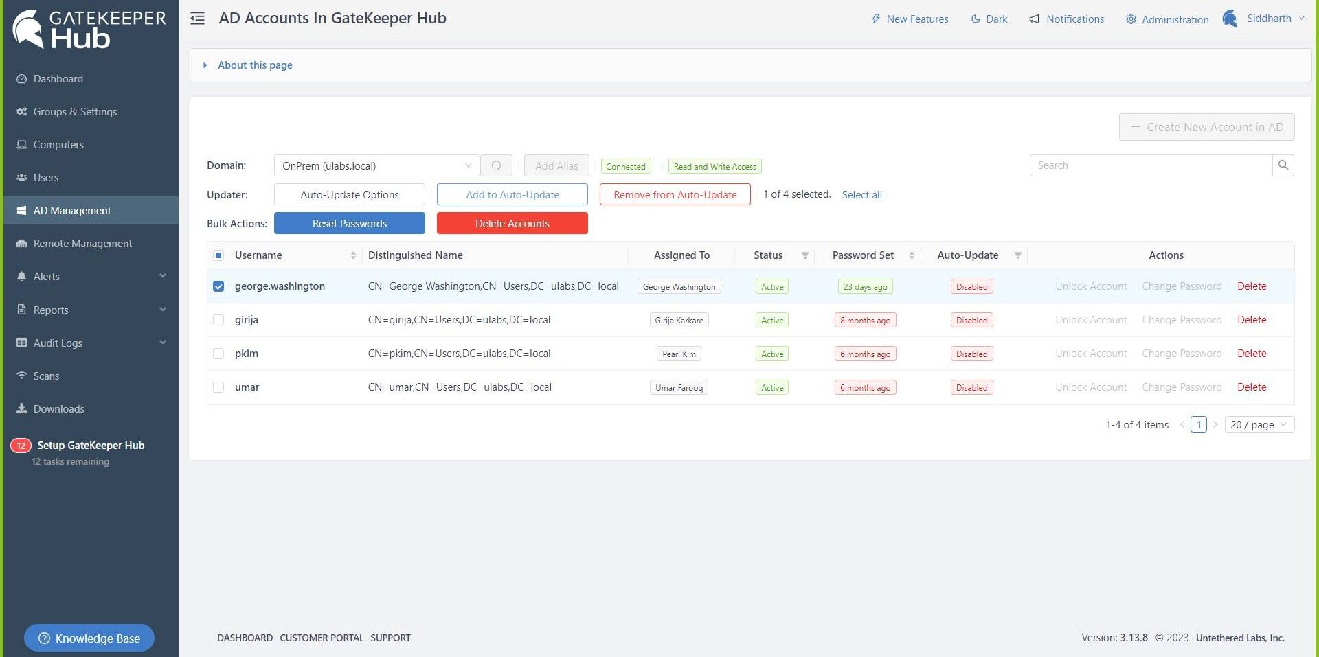 How to Set up Automatic Password Recycling in GateKeeper Hub. – GateKeeper