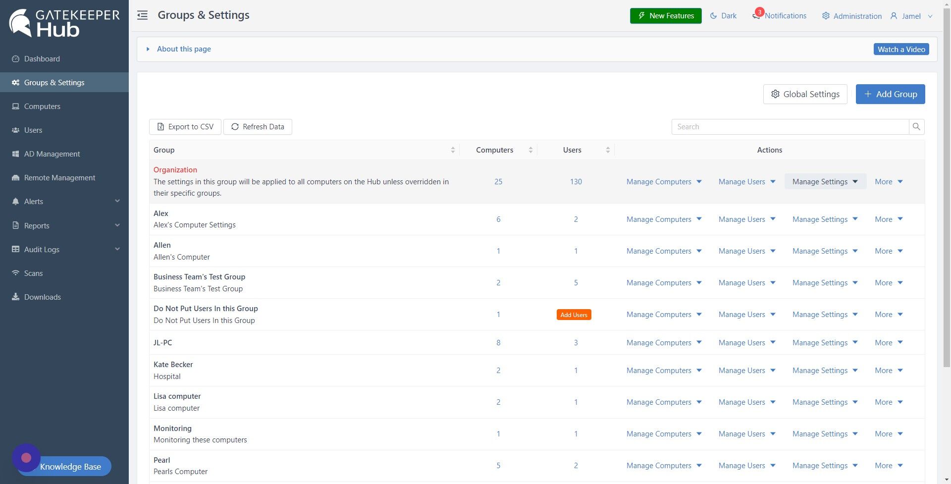 How to change the operating system timeout using the GateKeeper Hub. – GateKeeper