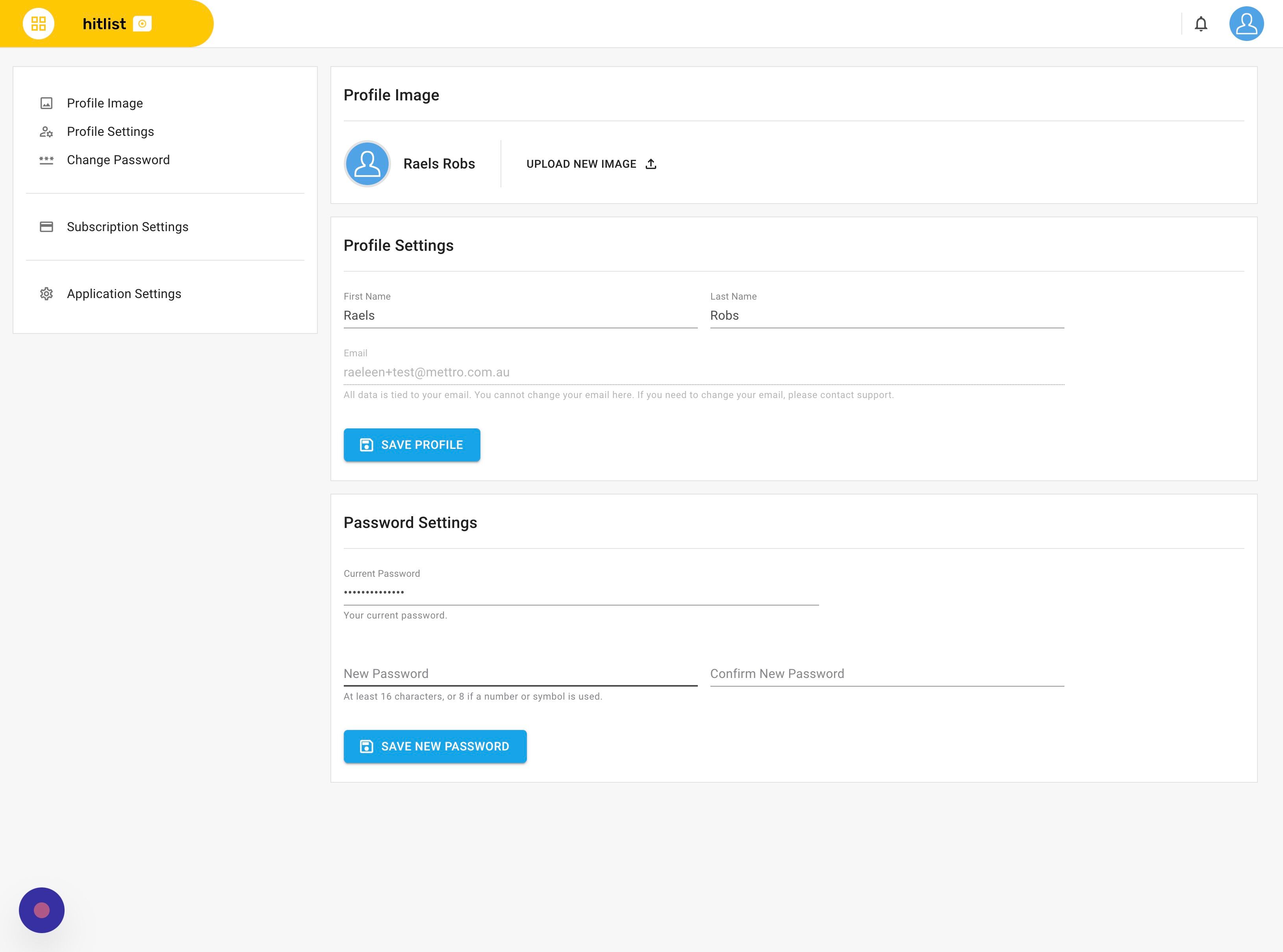 Resetting your password – Hitlist AI by LifersAI
