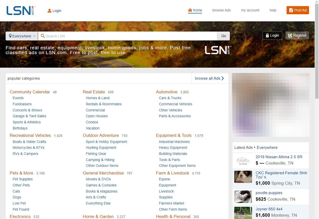 Registering a new account – LSN Support