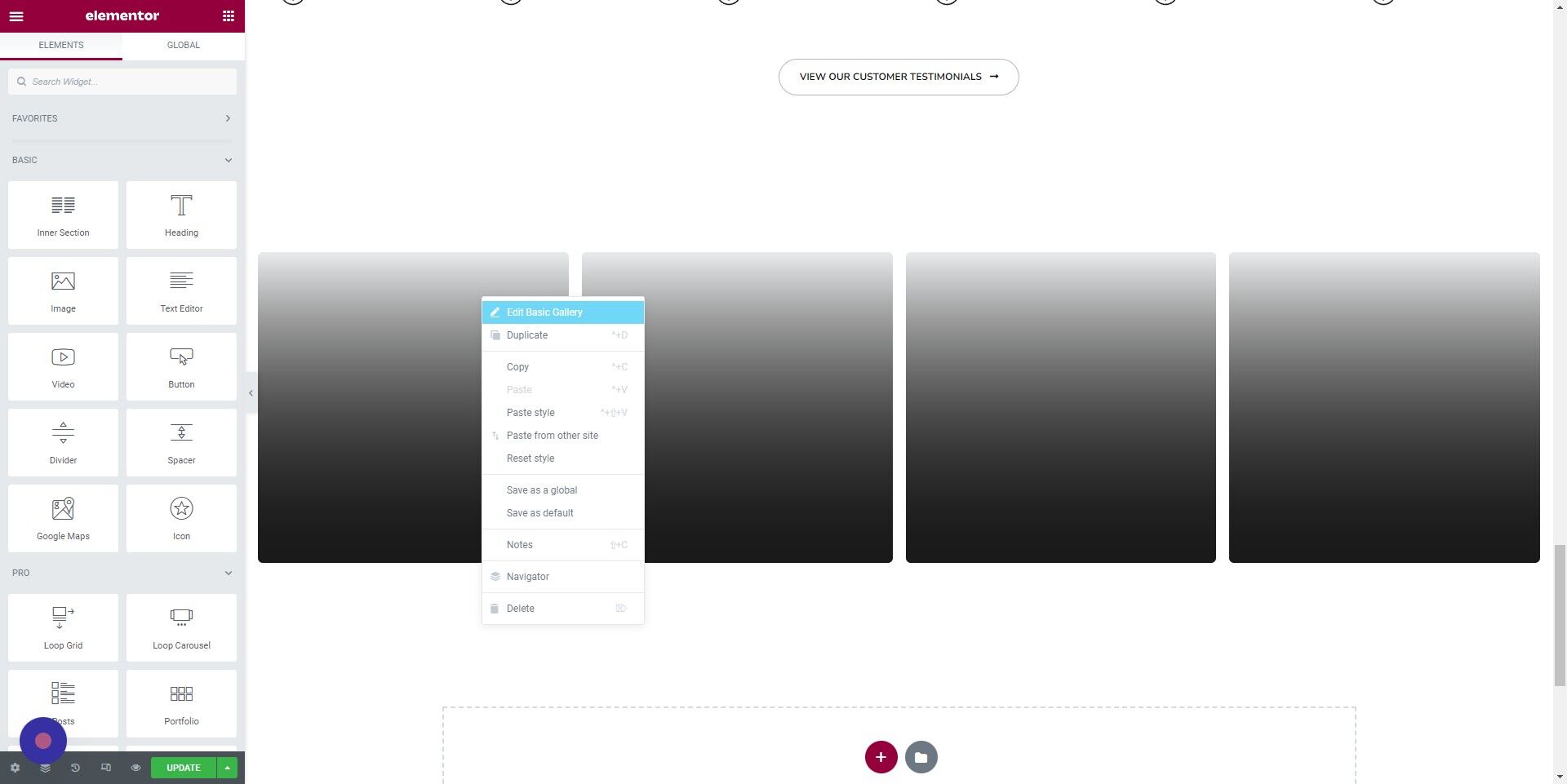 Using Pre-Built Image Galleries Components - GreyboxPro