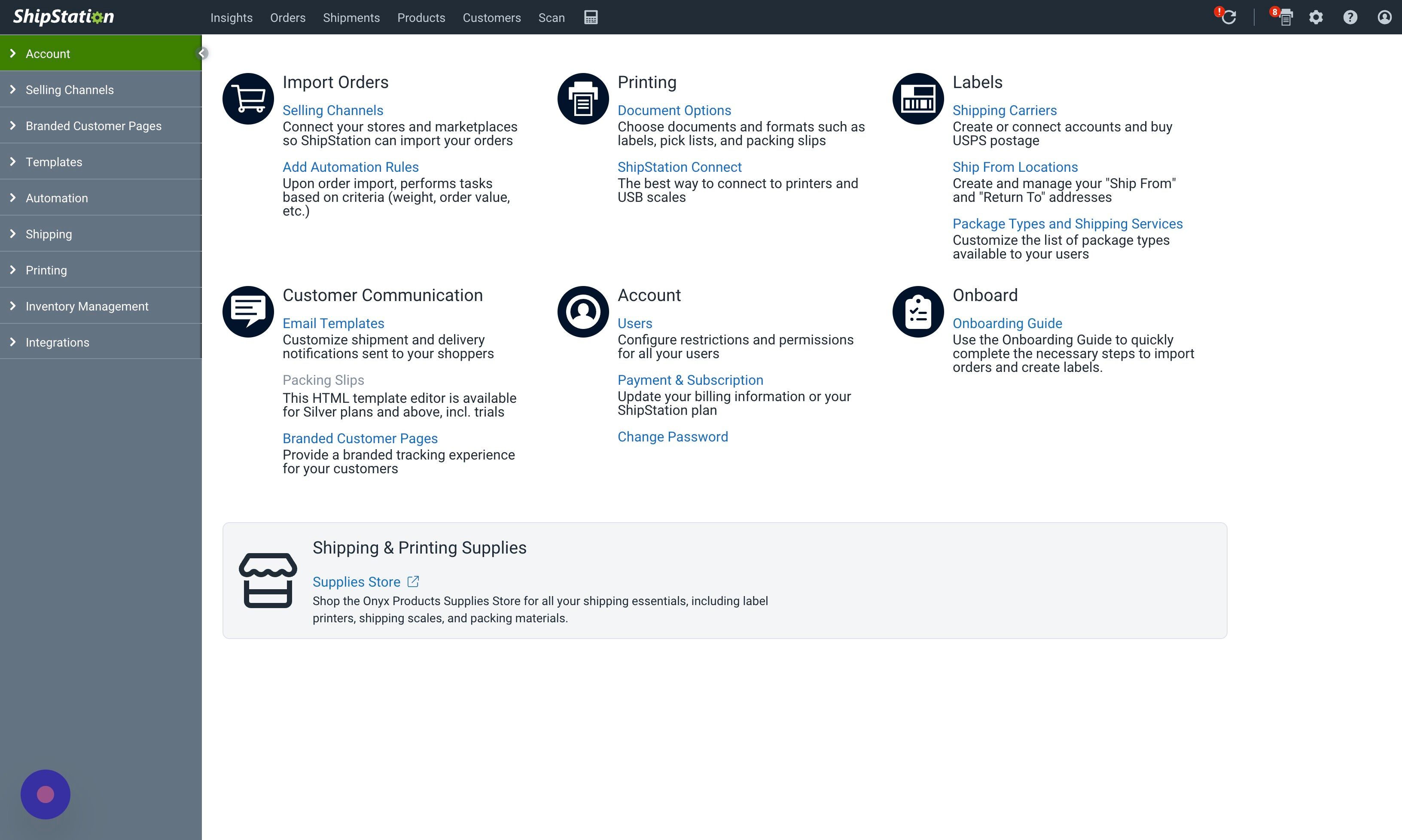 How to integrate your Shipstation account with Hopstack