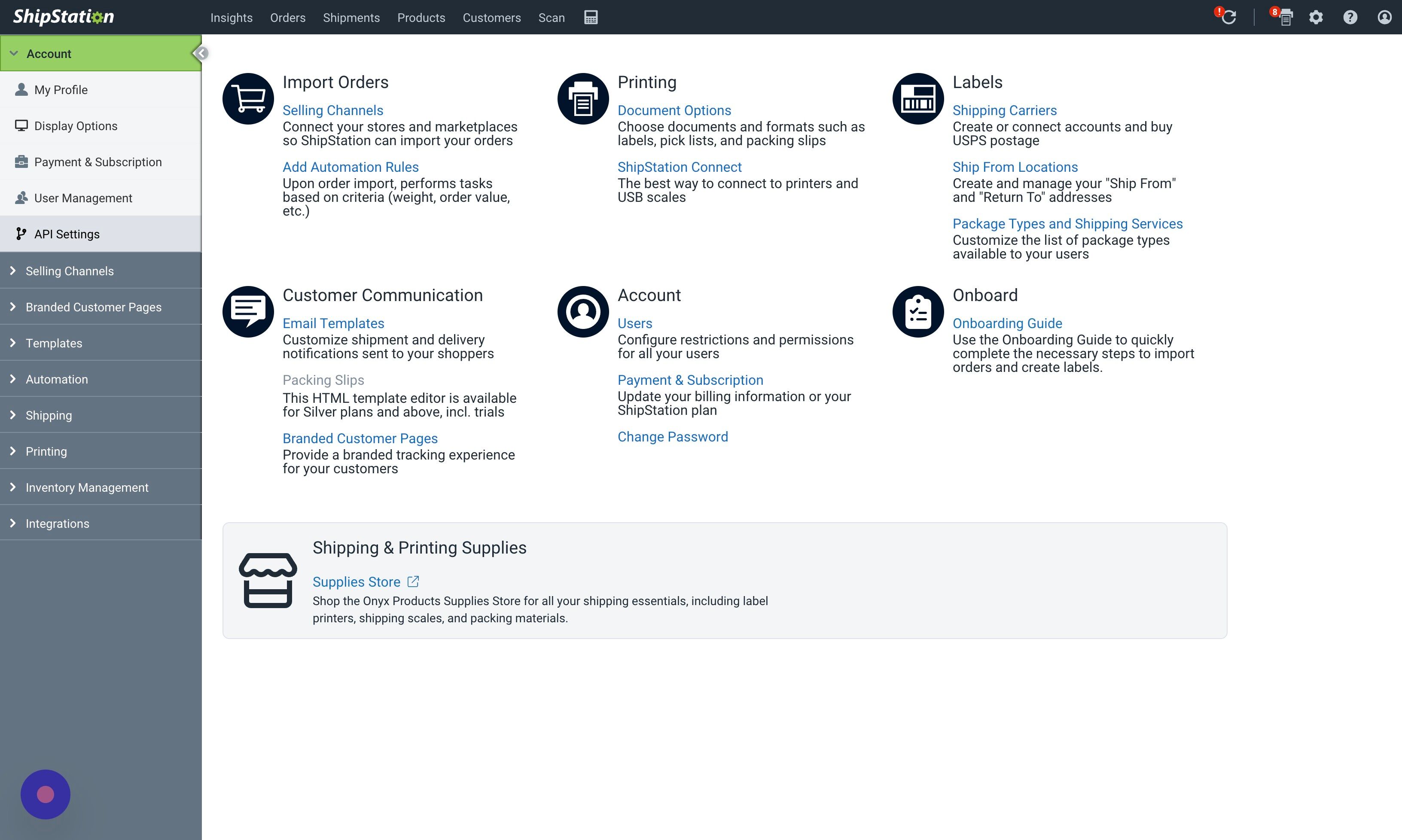 How to integrate your Shipstation account with Hopstack