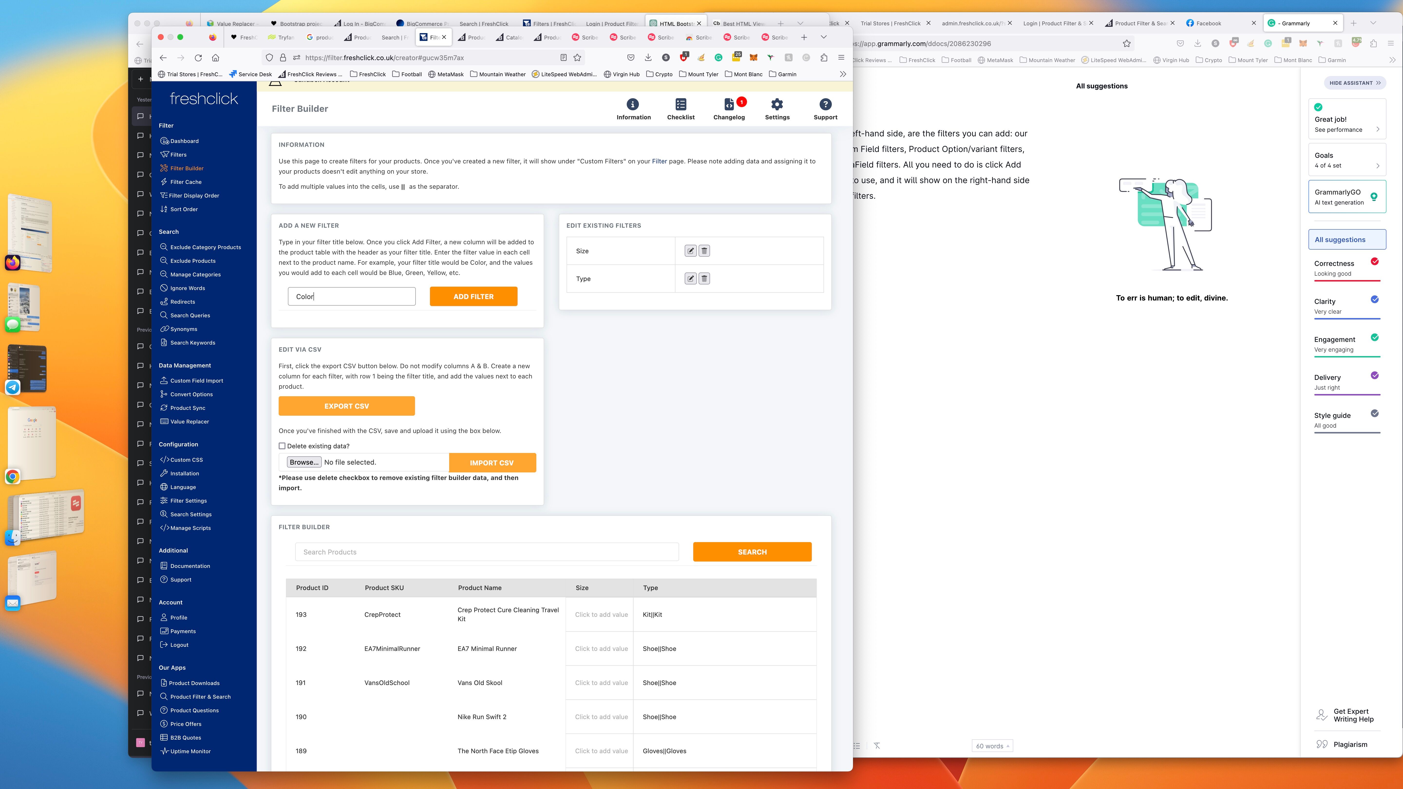 Search & Product Filter | FreshClick