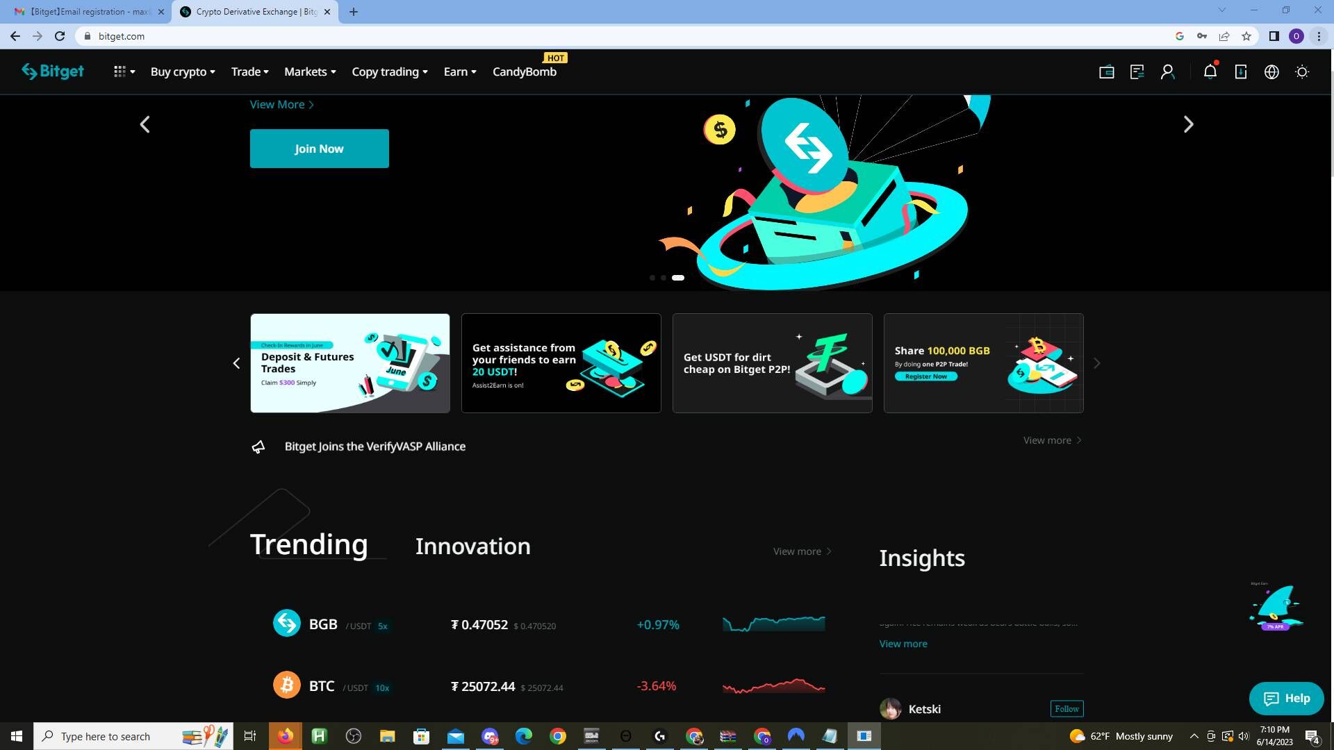 Bitget (BETA) Account and API Key Creation - Orion Terminal