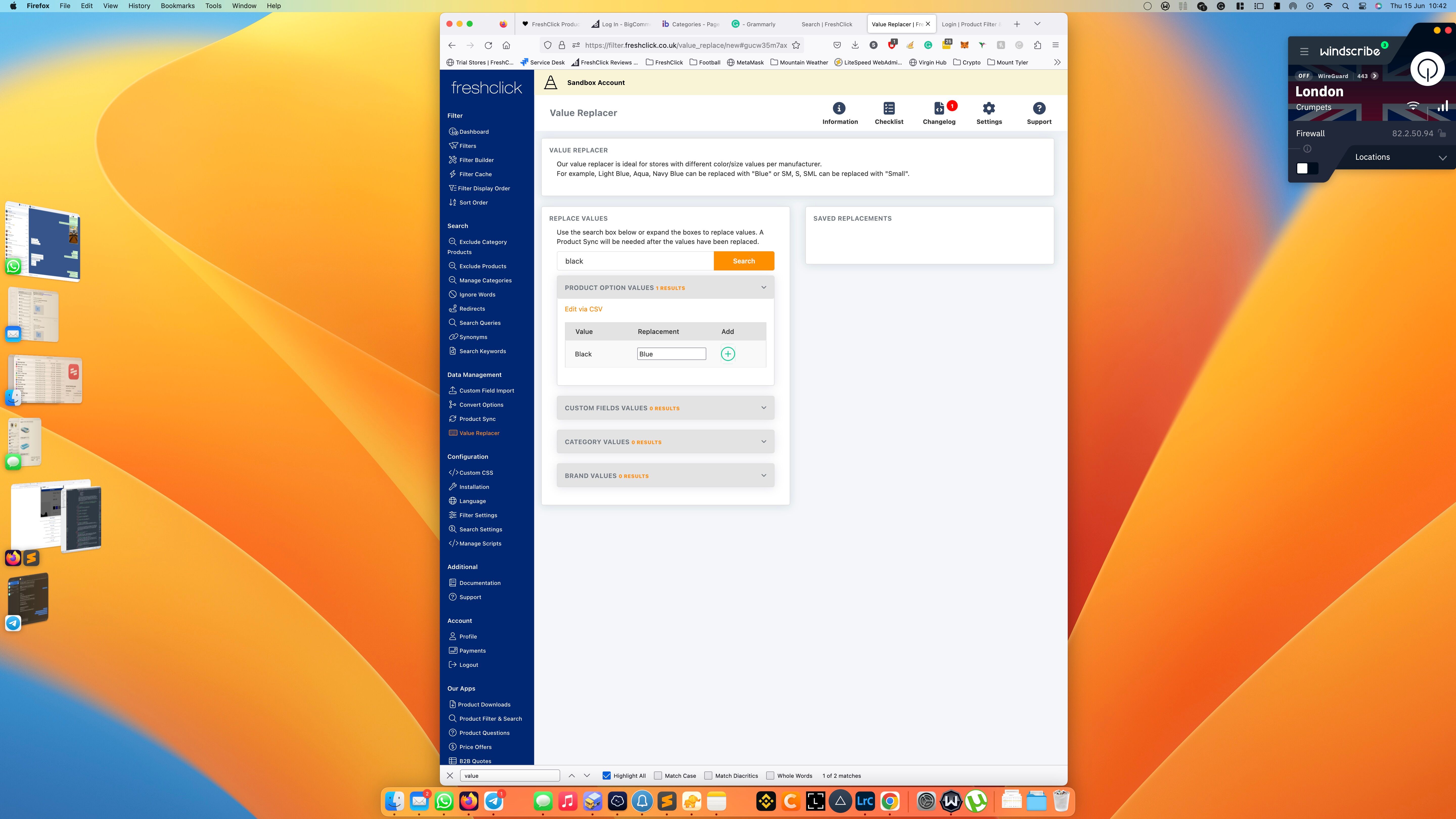 Search & Product Filter | FreshClick