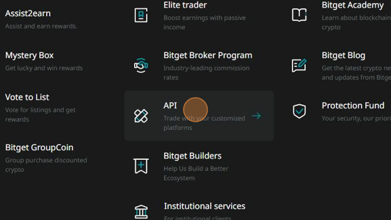 Bitget Beta Account And Api Key Creation Orion Terminal