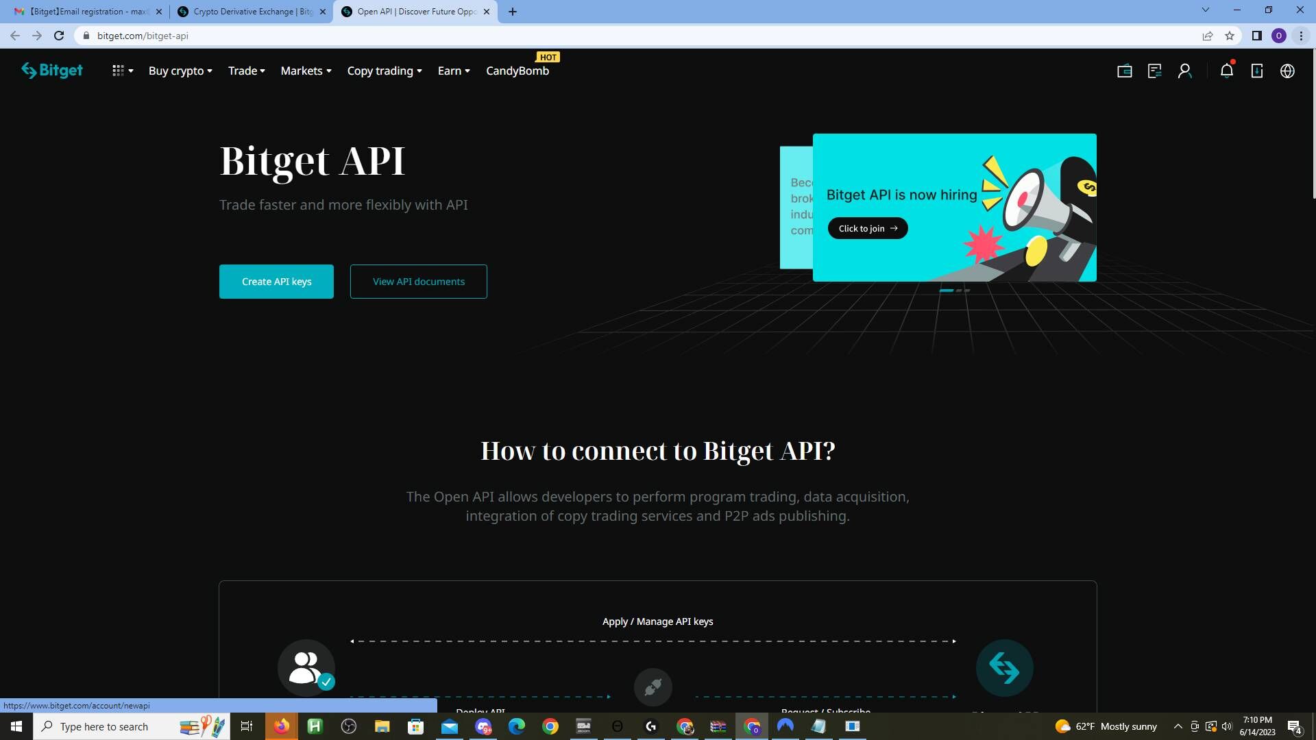 Bitget (BETA) Account and API Key Creation - Orion Terminal
