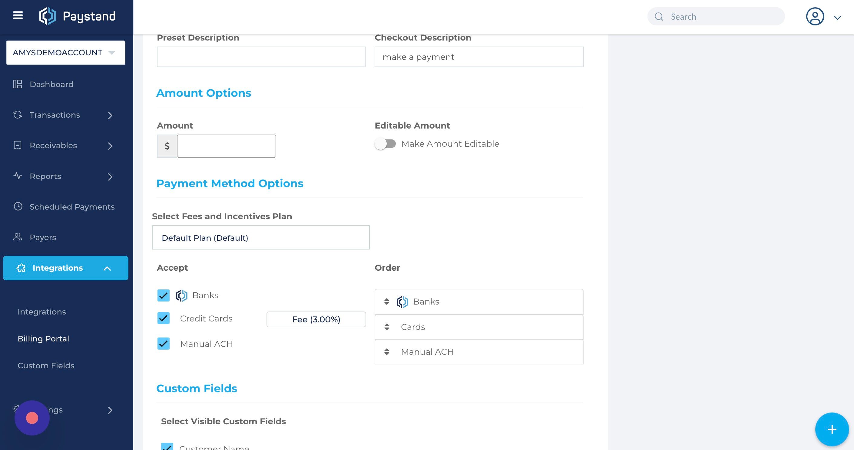 How to create a Billing Portal – Paystand Help Center