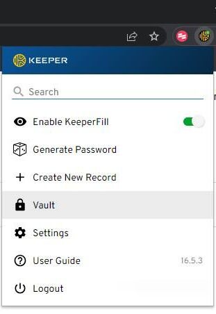 How to export credentials from Keeper and then import to GateKeeper Password Vault. – GateKeeper