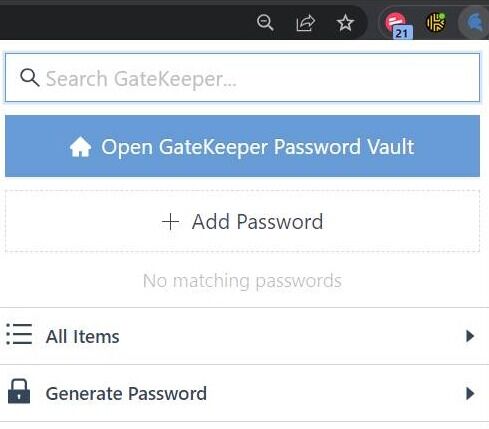 How to export credentials from Keeper and then import to GateKeeper ...