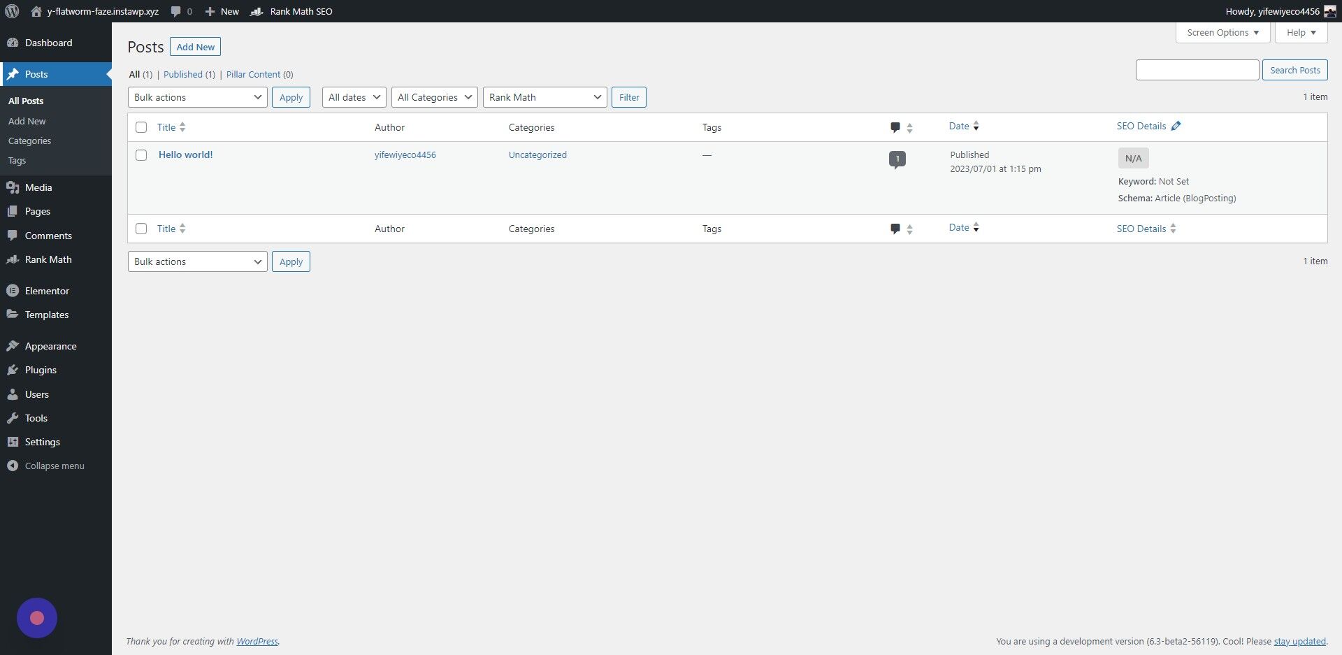 Insert placeholders in the page meta data using Rank Math SEO - LPagery