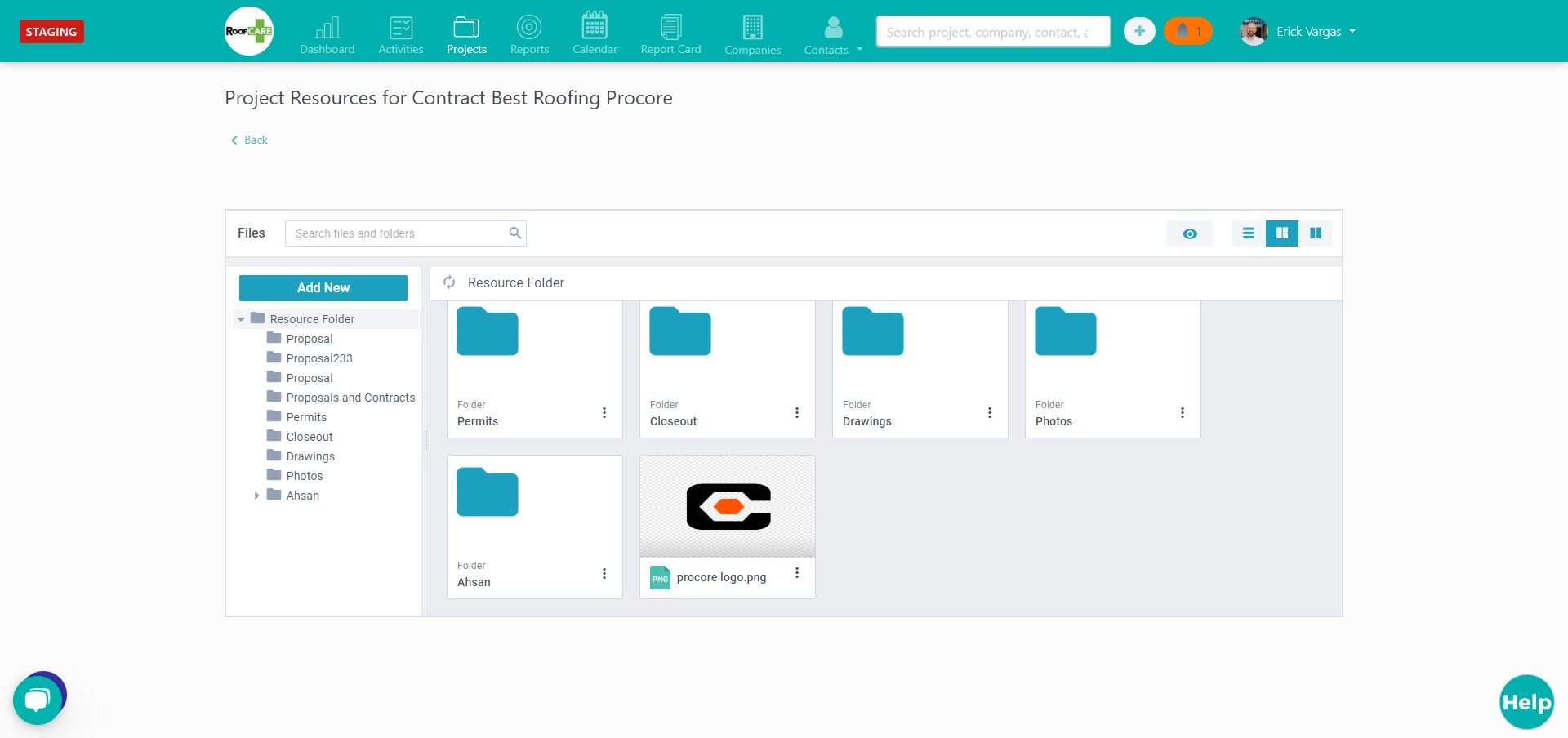 How to push a project from Followup CRM to Procore