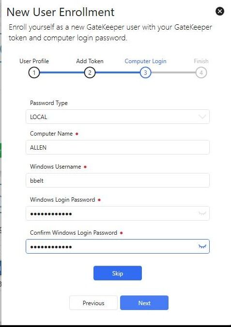 How to add a user through the GateKeeper Client App. – GateKeeper