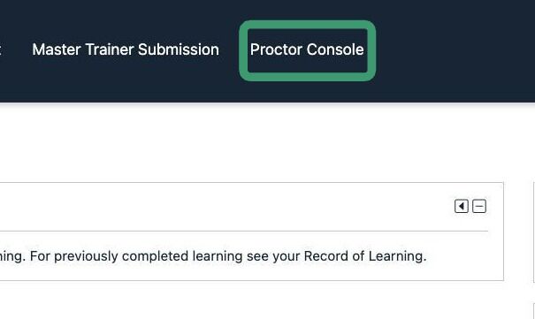 How to proctor a module test in the NCCER Learning Platform