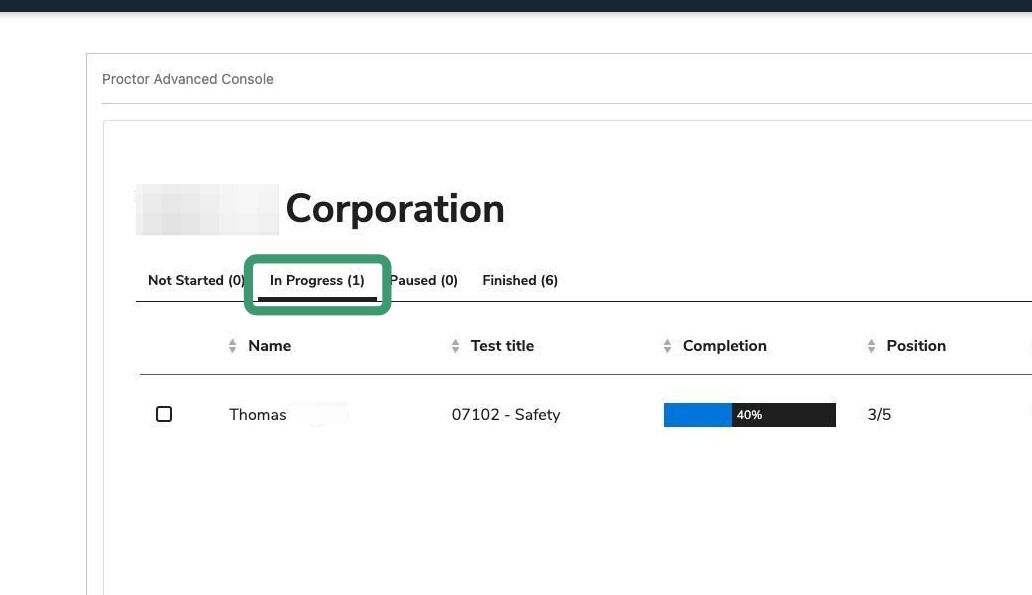 How to proctor a module test in the NCCER Learning Platform