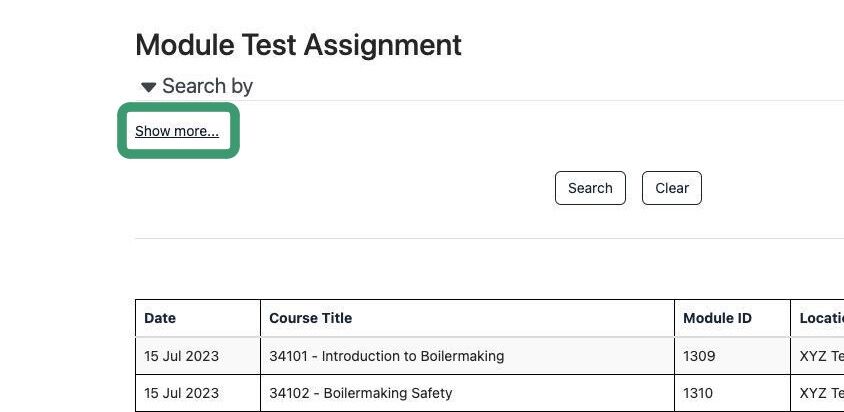 How to generate an assigned tests report