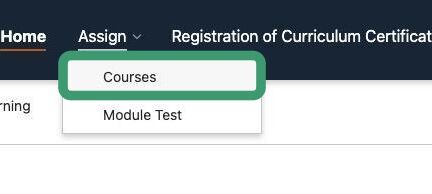 How to assign and unassign courses through the NCCER Learning Platform