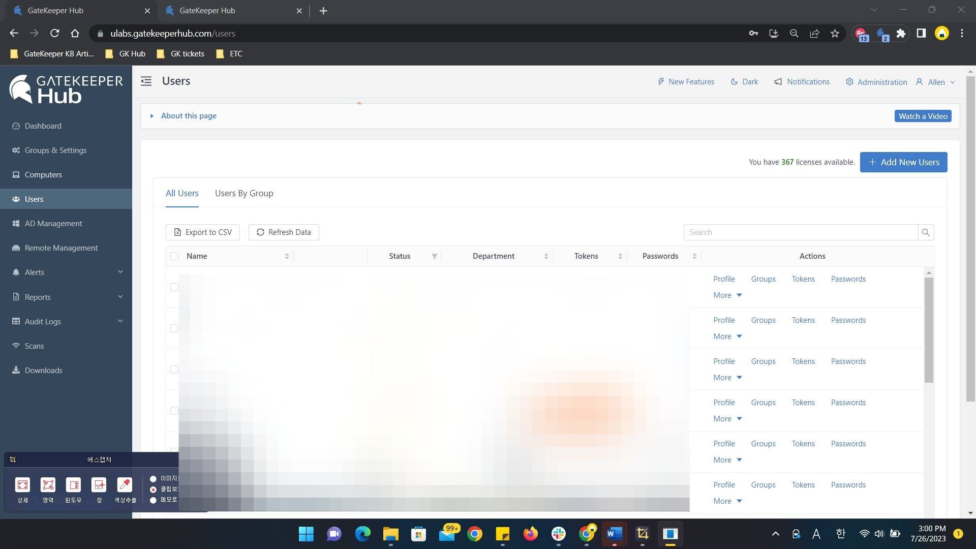 How to remove a user from the group. – GateKeeper