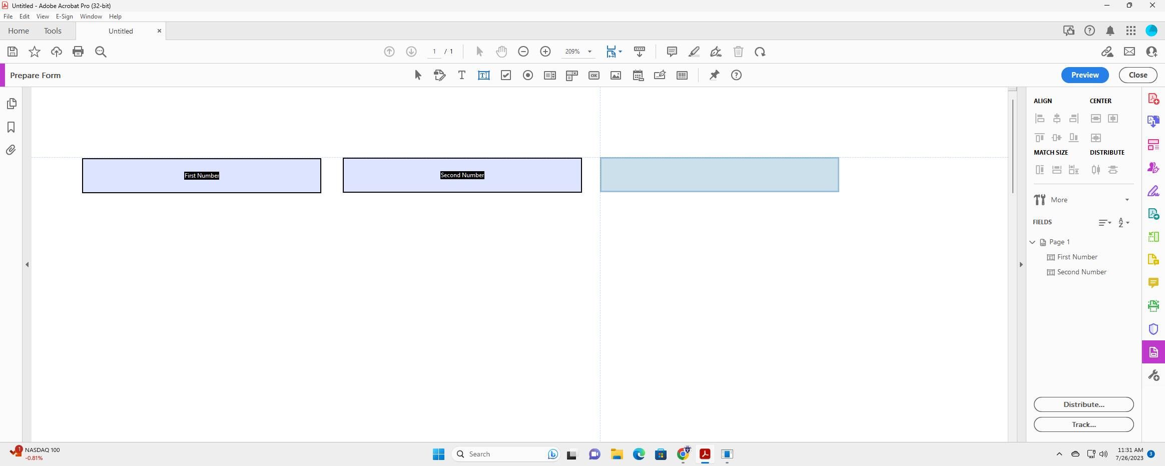 How To Create a Calculating Form in Adobe Pro – Odyssey Systems ...