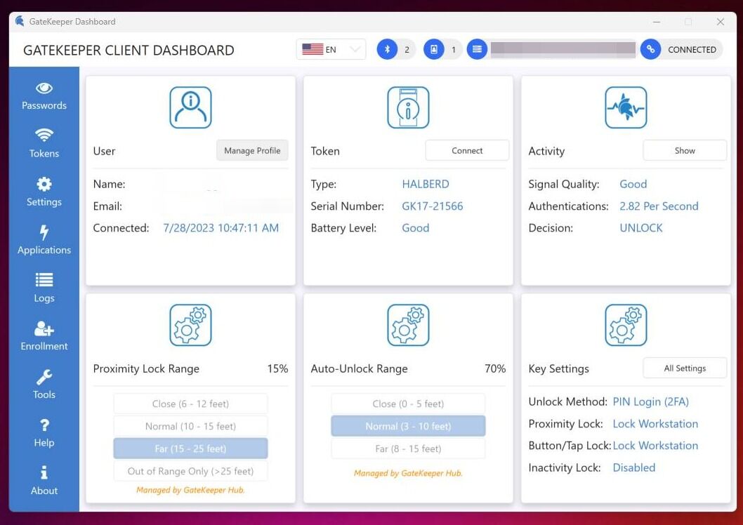 How to setup OTP and Email login through the GateKeeper Client app. – GateKeeper