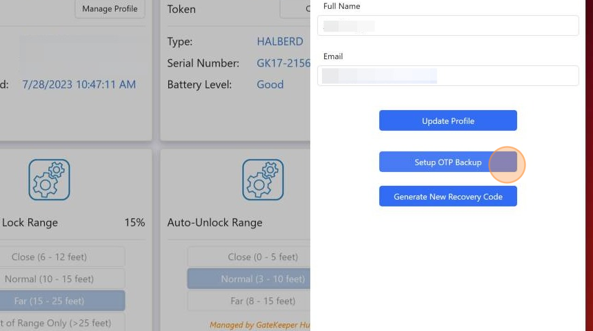 How To Setup Otp And Email Login Through The Gatekeeper Client App