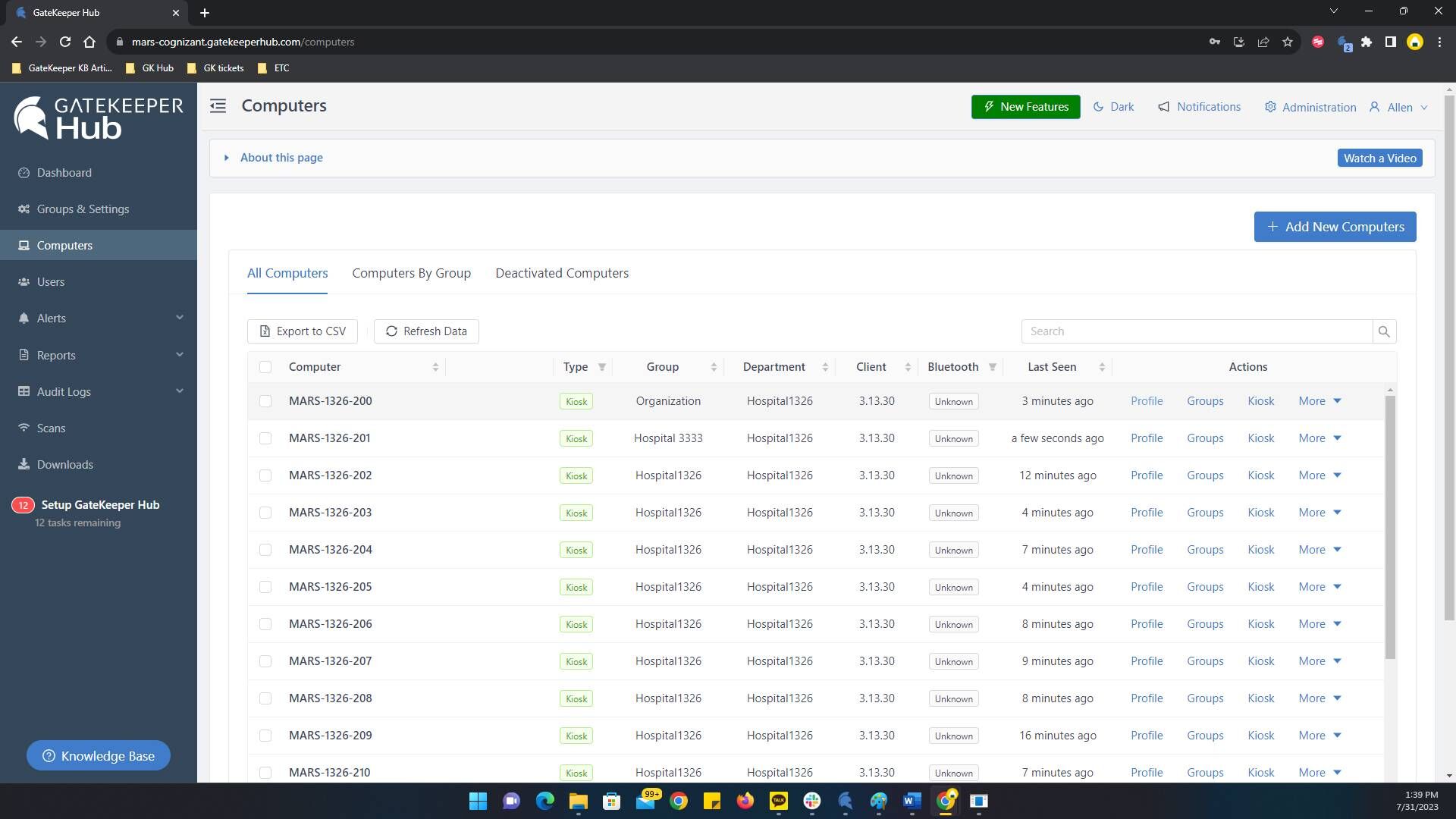 How to Manage computer's Profile. – GateKeeper