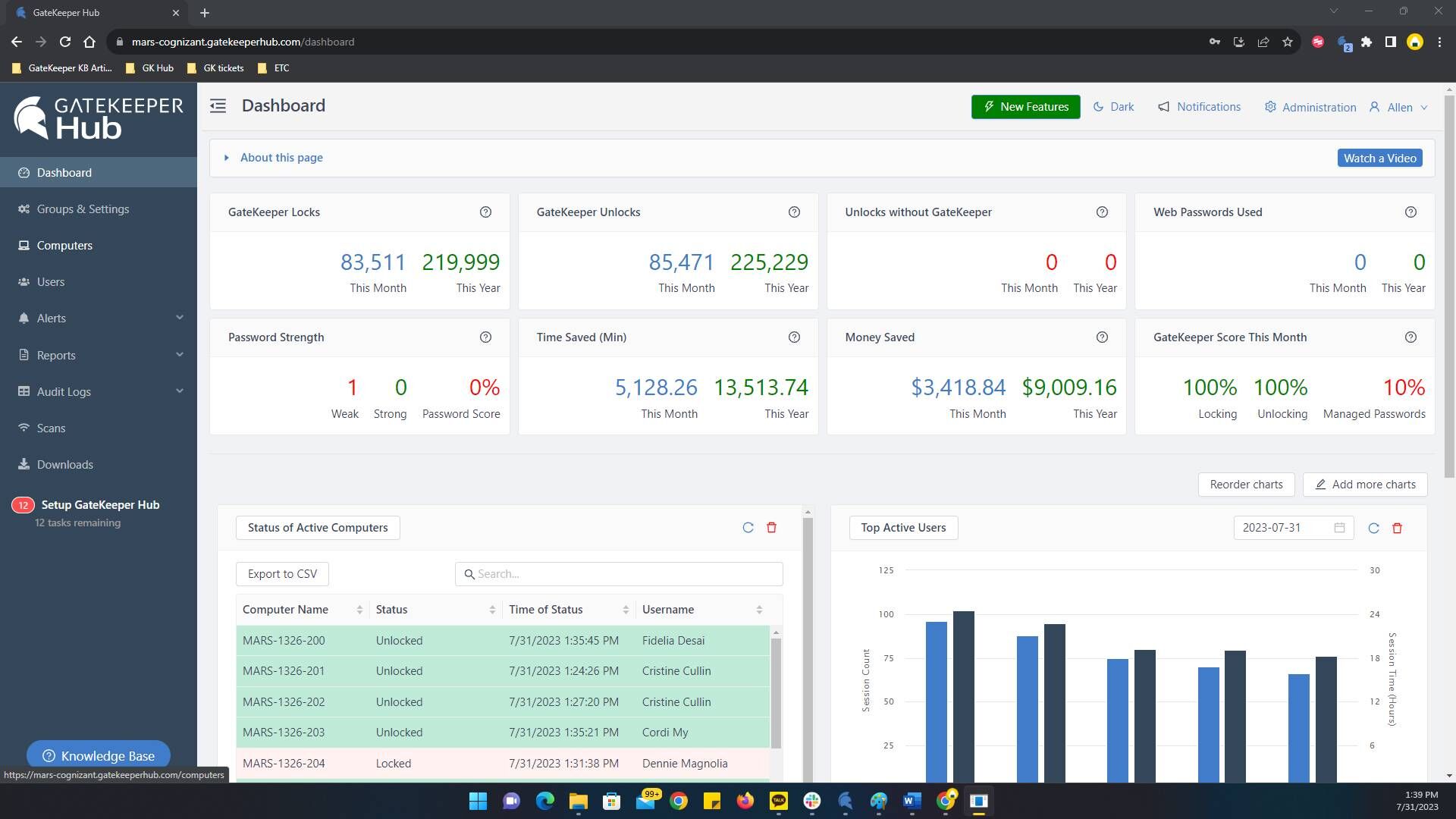 How to Manage computer's Profile. – GateKeeper