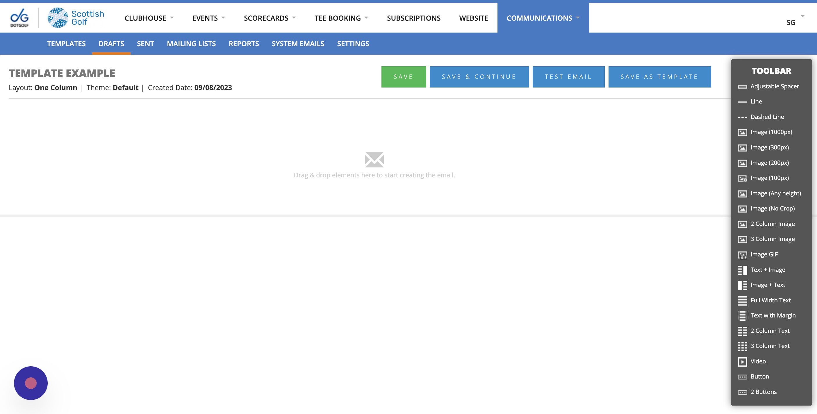 Creating a Custom Email Template