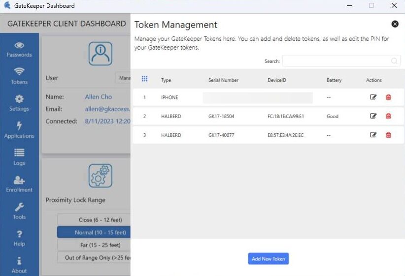 How to register your Smartcard to your profile. – GateKeeper