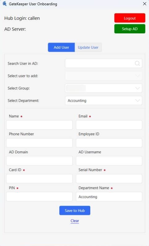 How to register the NFC/RFID card for an existing GateKeeper user ...