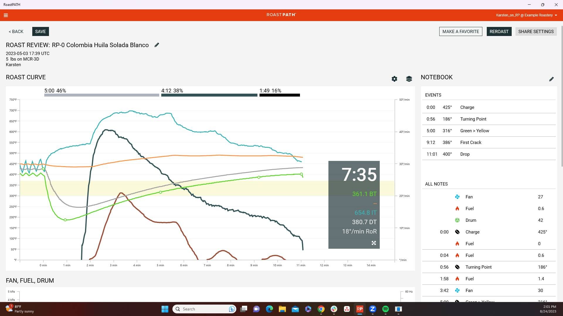 Sharing Profiles – RoastPATH