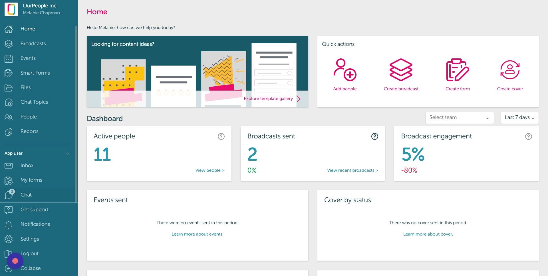 Web App - Send Images, GIFs, Chat Replies and Emoji Reactions – OurPeople