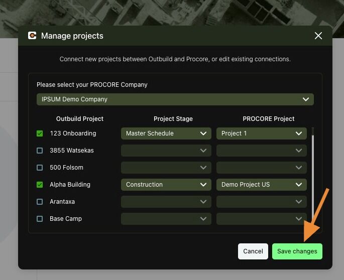 How to Connect Your Outbuild Project to Procore?