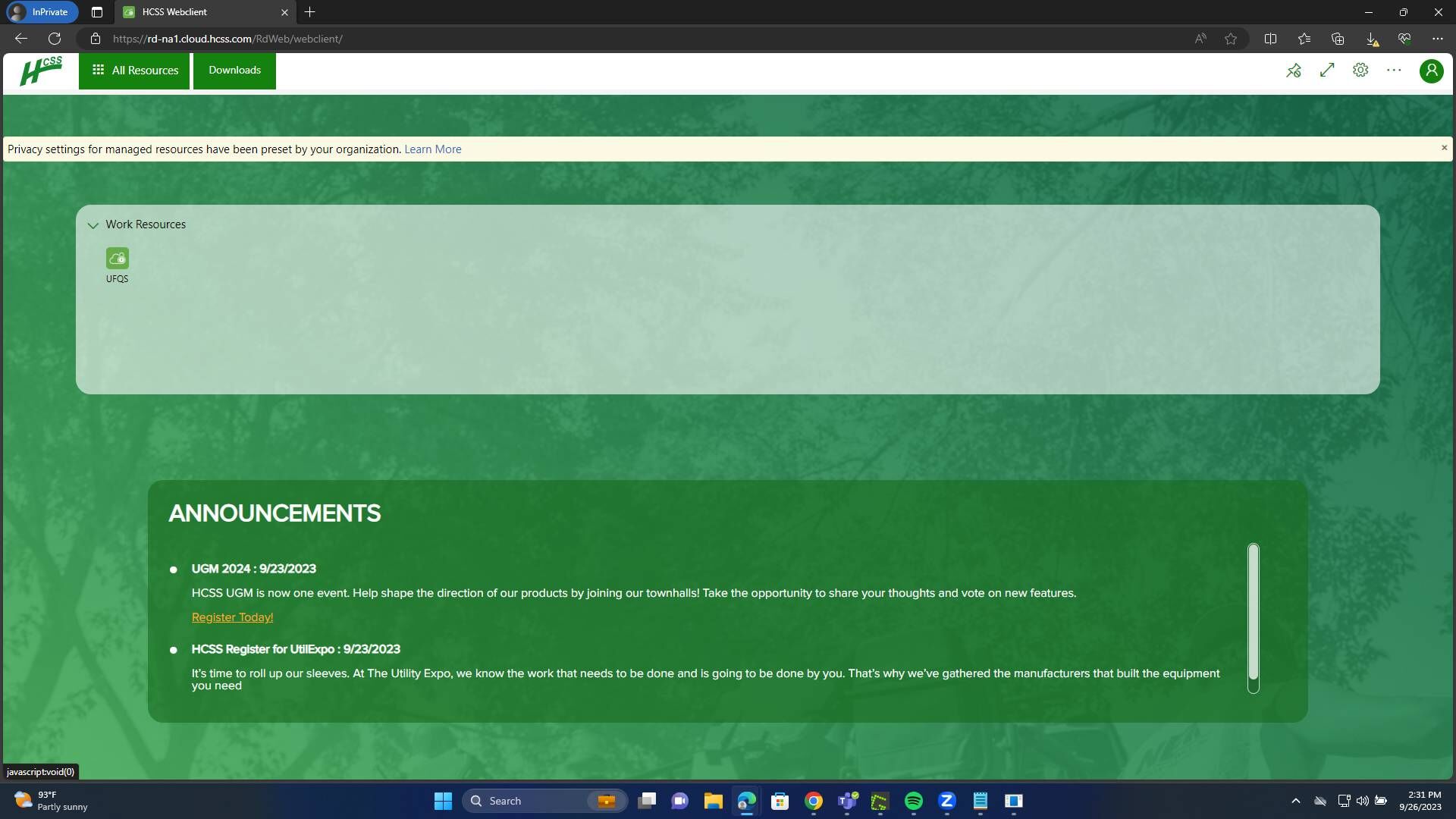How to Install the HCSS Cloud RDP Client on Windows OS
